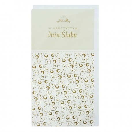 748355 KARTKA LAURKA OKOLICZNOŚCIOWA W DNIU ŚLUBU DLUX POL-MAK ...